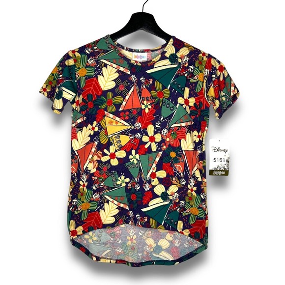 LuLaRoe | Shirts & Tops | Lularoe X Disney Girls Gracie Top 8 Frozen ...
